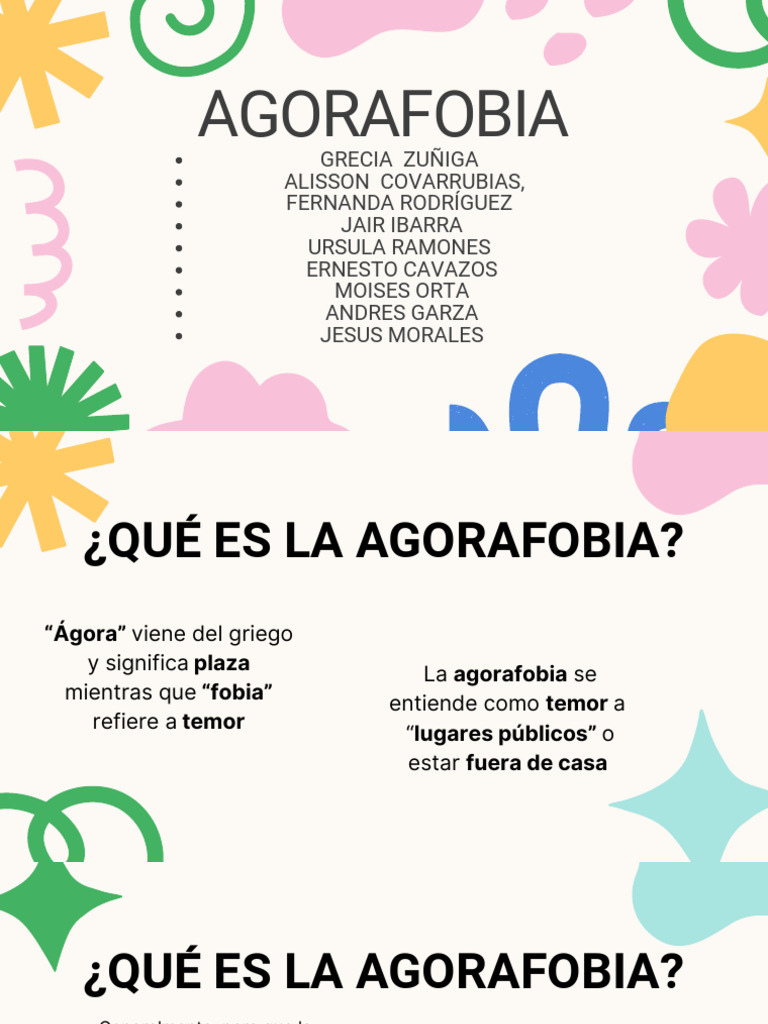 Comprendiendo la Agorafobia: Tipos y Tratamiento | PDF | Agorafobia ...