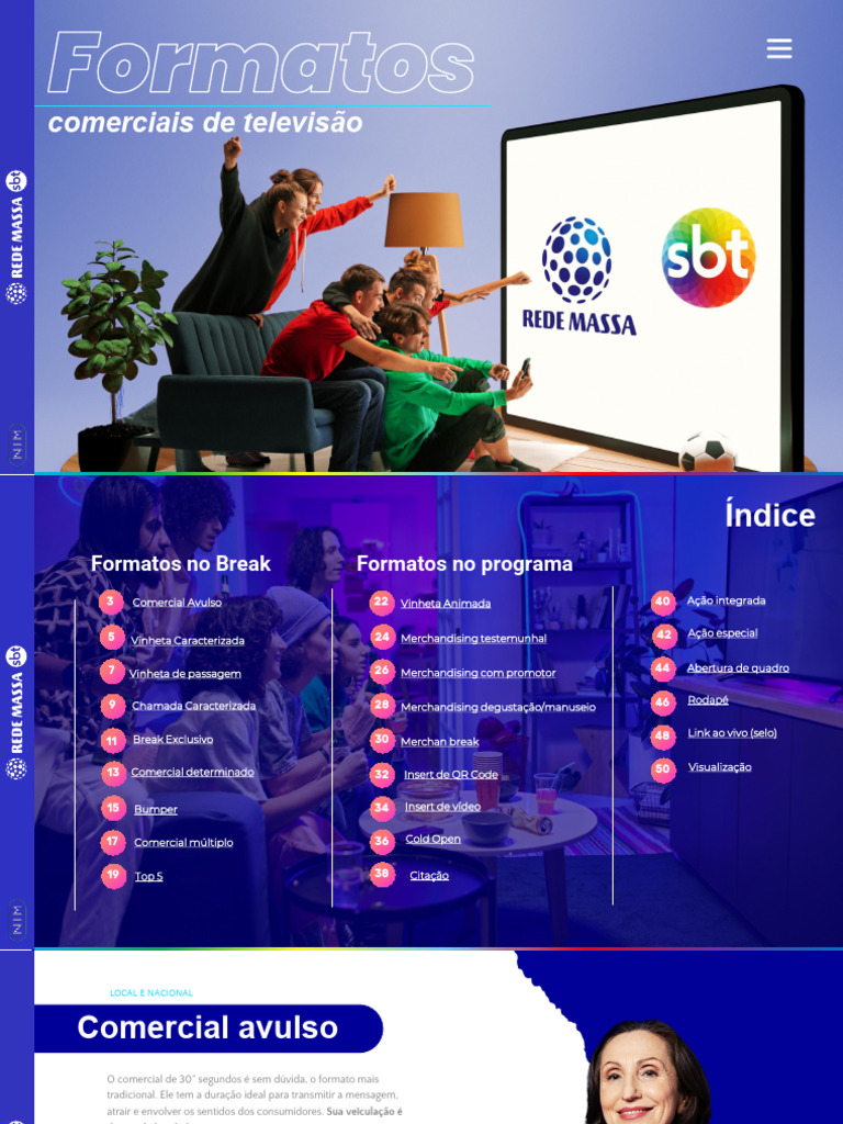 Formatos TV | PDF | Roteiro | Vídeo