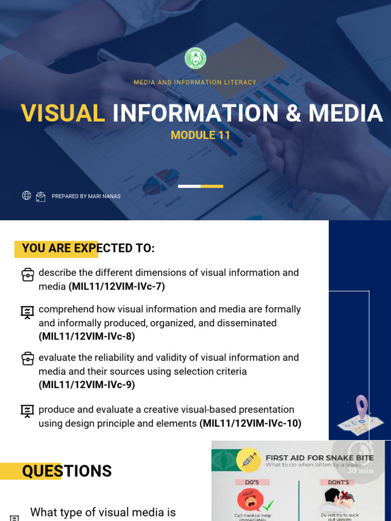Mil Module 11. | PDF | Composition (Visual Arts) | Typefaces
