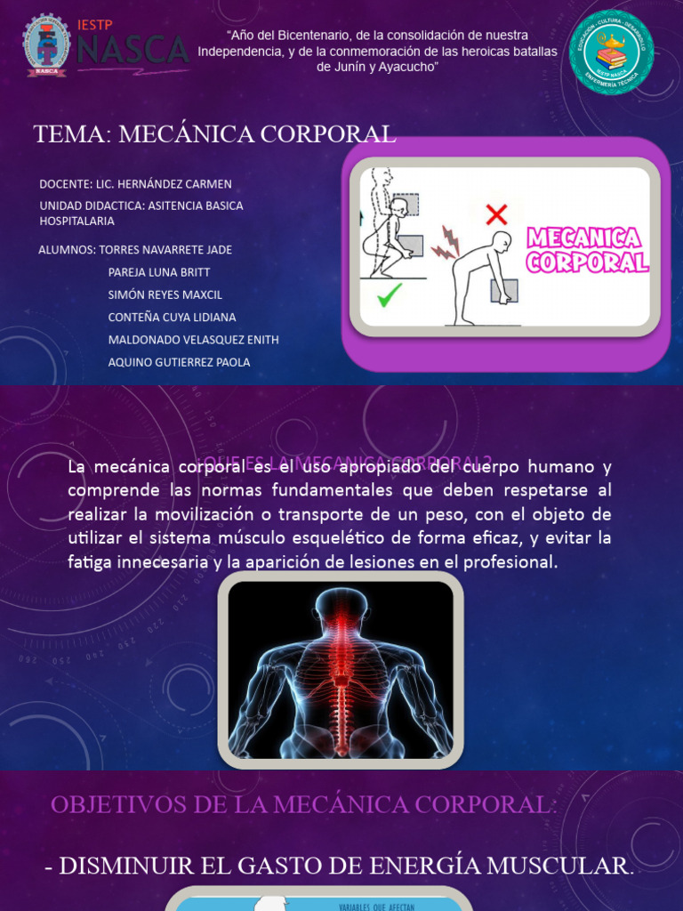 Mecanica Corporal | PDF