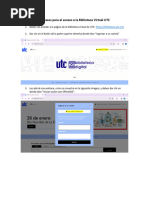Tutorial Biblioteca Virtual UPANA | PDF