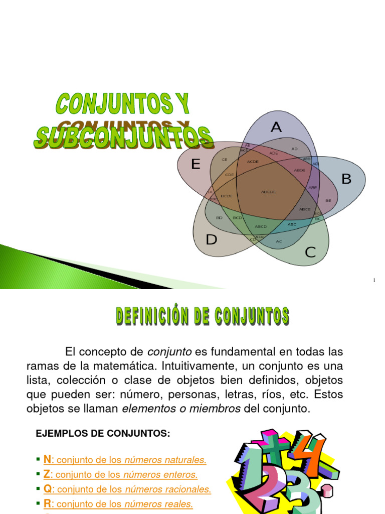 Conjuntos y Subconjuntos | Descargar gratis PDF | Conjunto (Matemáticas ...