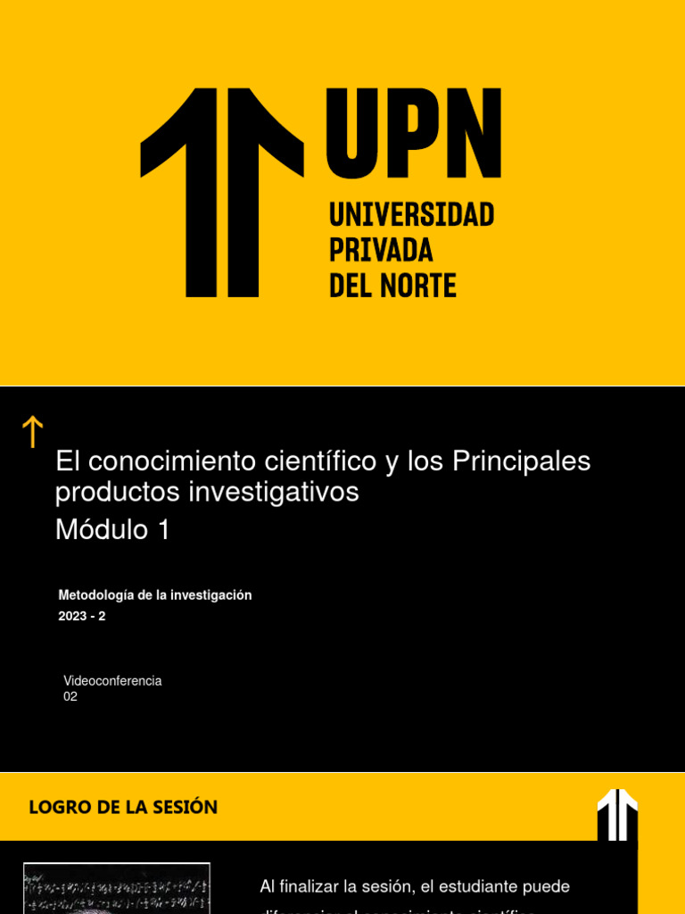 S2 Videoconferencia M01 | PDF | Conocimiento | Método científico