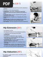 Hip Joint Range of Motion Testing Guide | PDF | Hip | Anatomical Terms ...