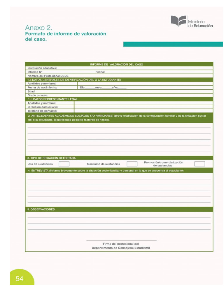 Formato Del Dece | PDF