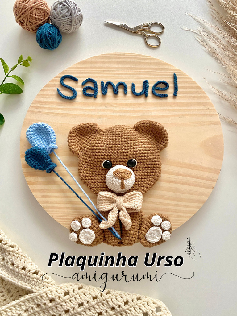 RECEITA PLAQUINHA URSO Pamela Barbosa | PDF