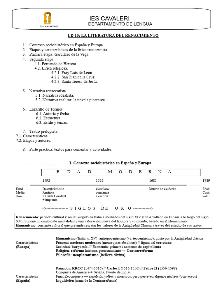 RENACIMIENTO | PDF | Renacimiento