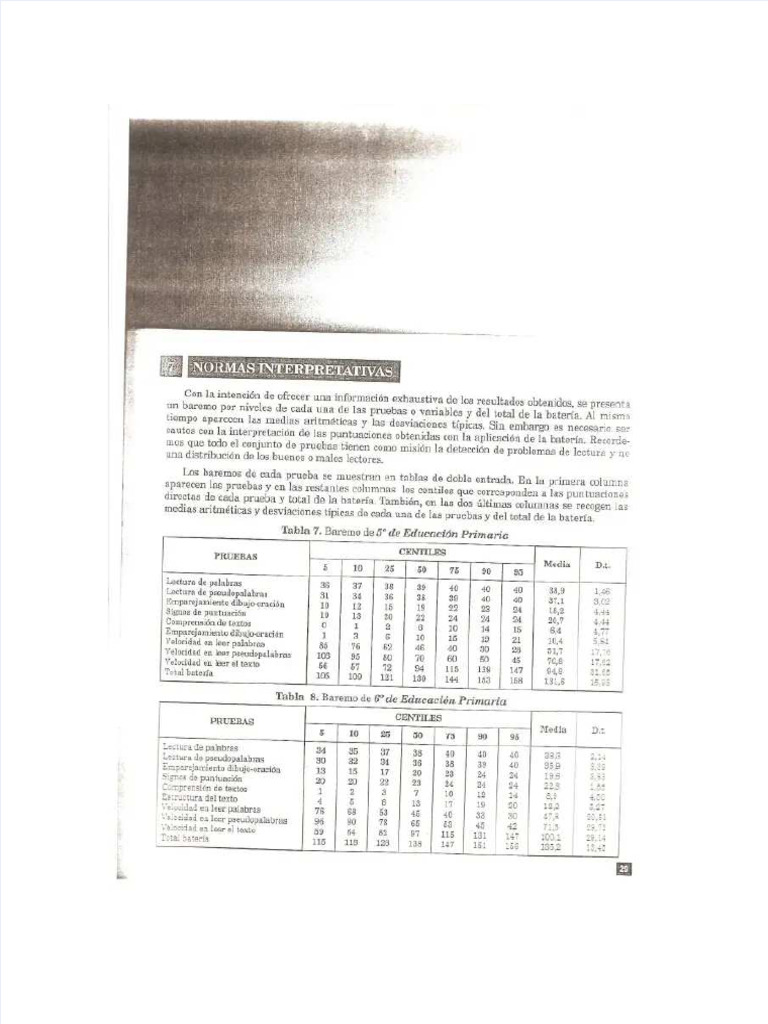 PDF Baremos Prolec Se | PDF