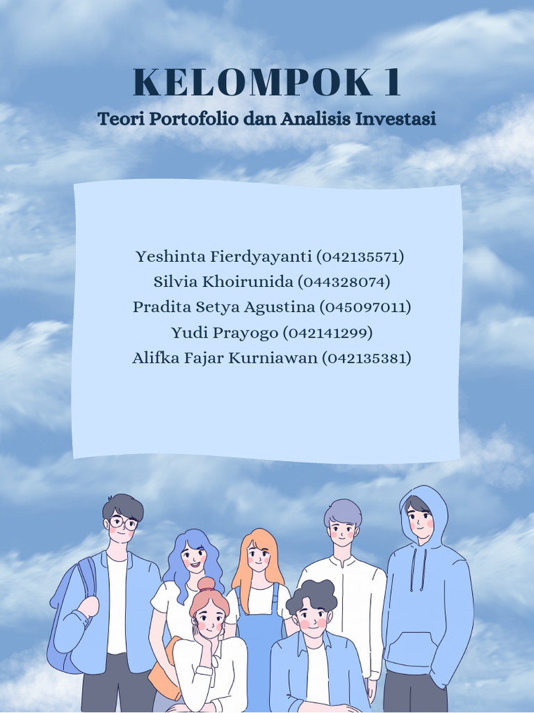 kel 1 teori portofolio dan analisis investasi | PDF