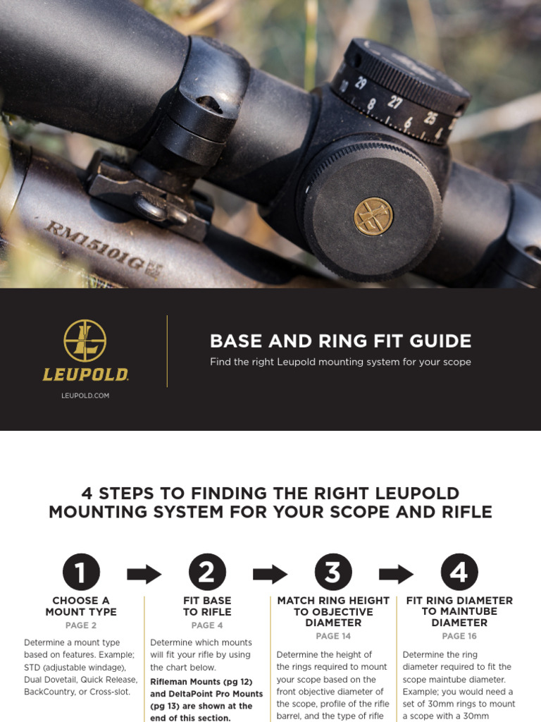 Base Ring Fit Guide 2021 | PDF | Telescopic Sight | Caliber