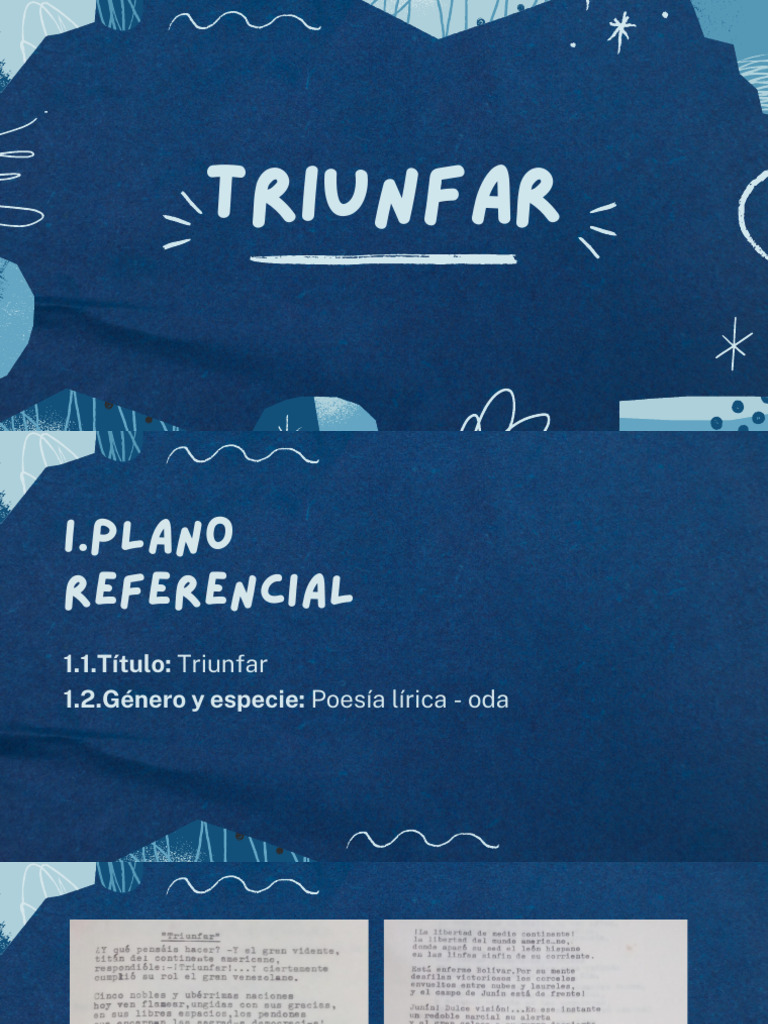 Triunfar - Poema | PDF | Fonética | Ritmo y medidor