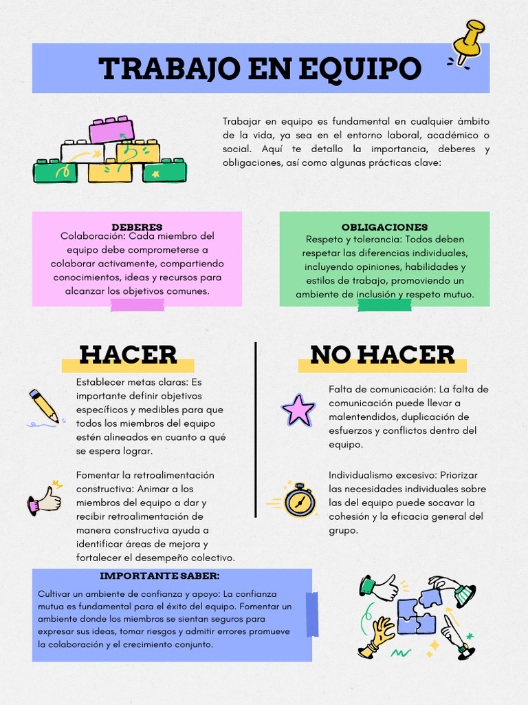 Documento A4 Informativo Empresa Equipo Ilustrado Moderno Multicolor | PDF | Psicología Social