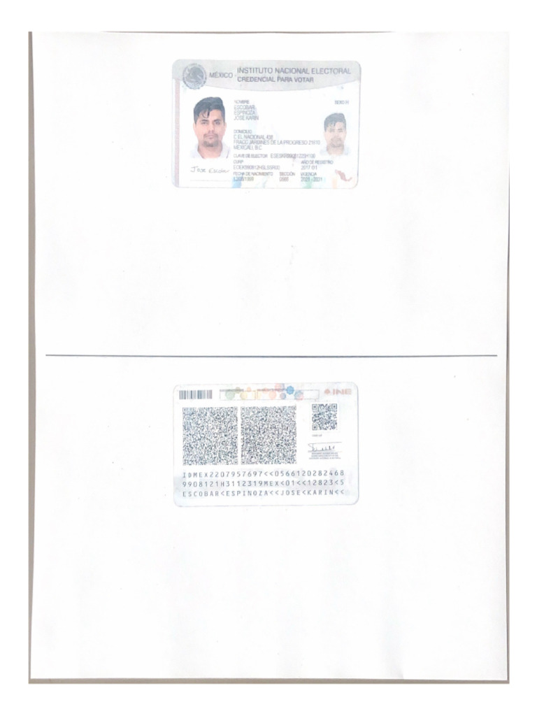 Credencial para Votar | PDF
