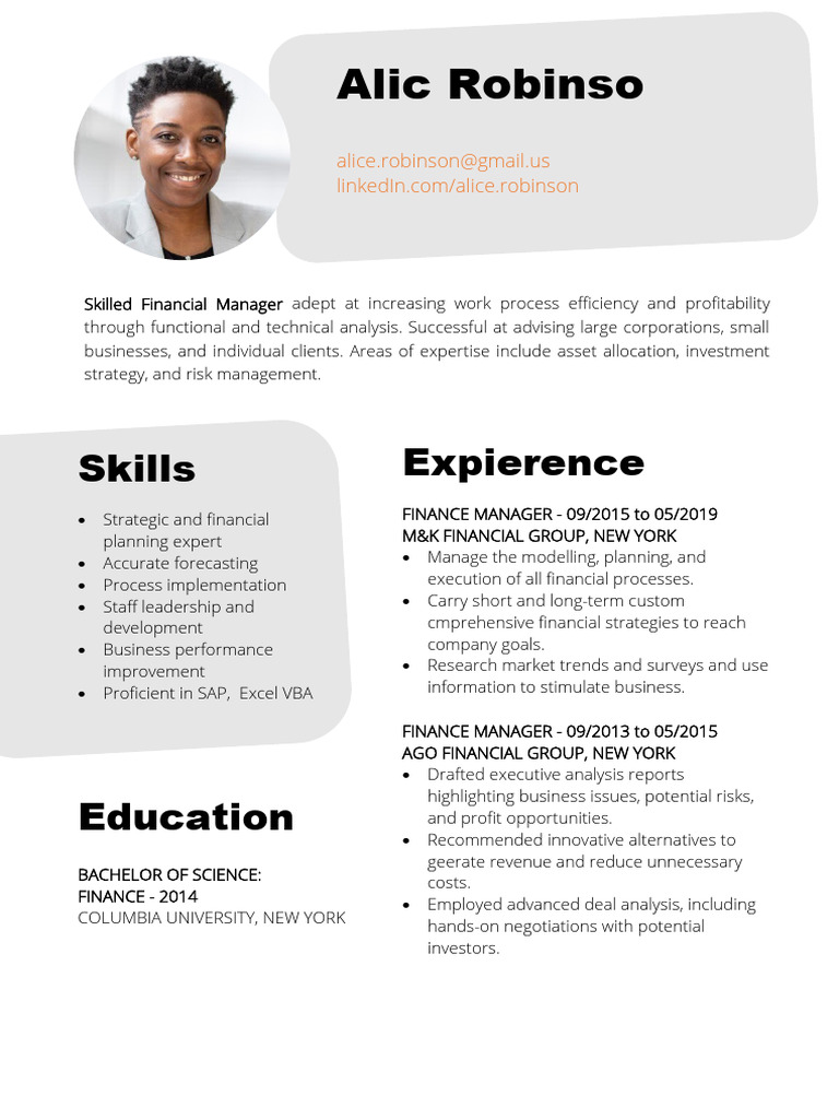 CV Template2 | PDF