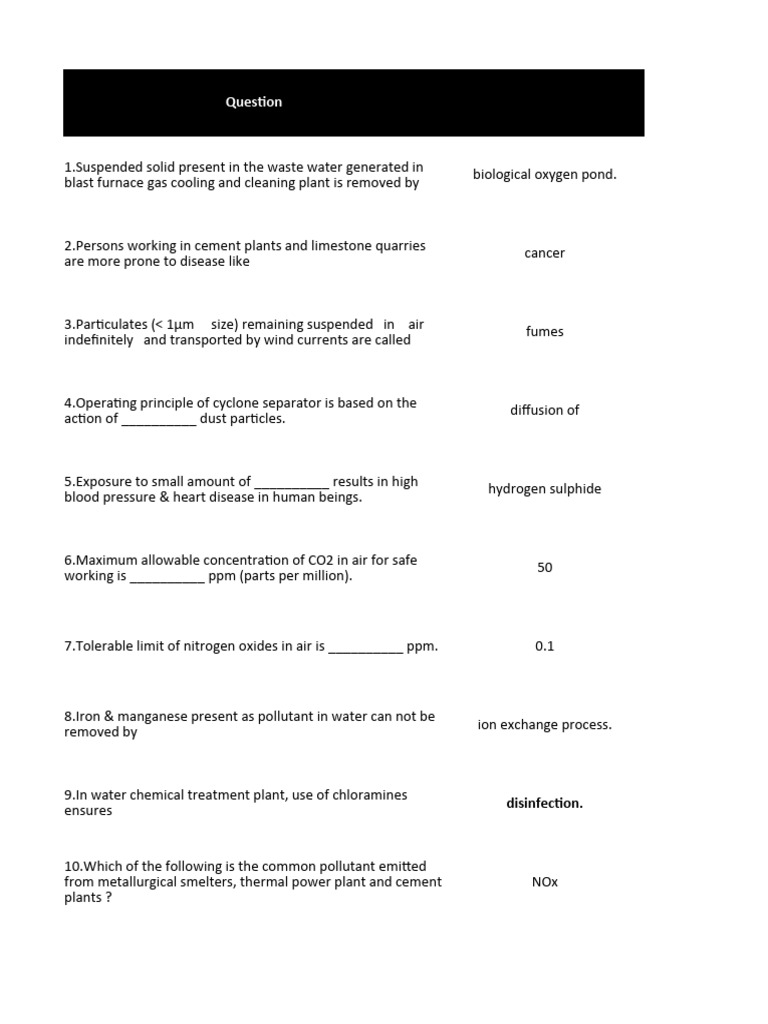 Environmental Engineering Updated | PDF | Science & Mathematics