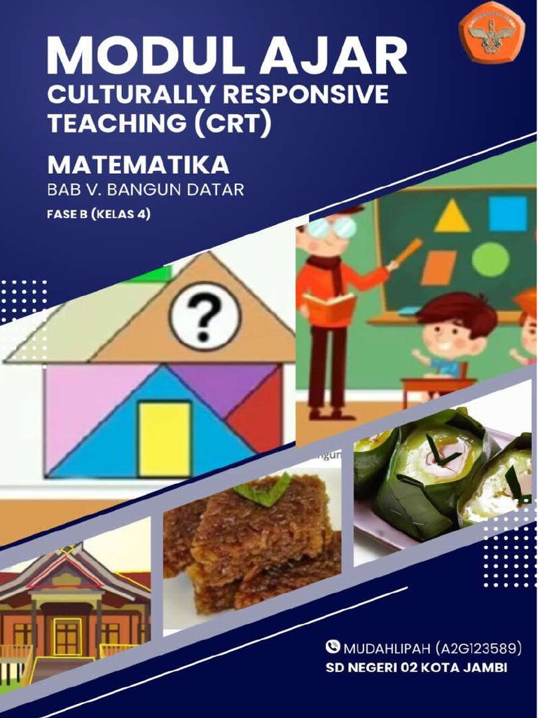 Musdahlipah - Modul Ajar MTK Ciri Bangun Datar | PDF