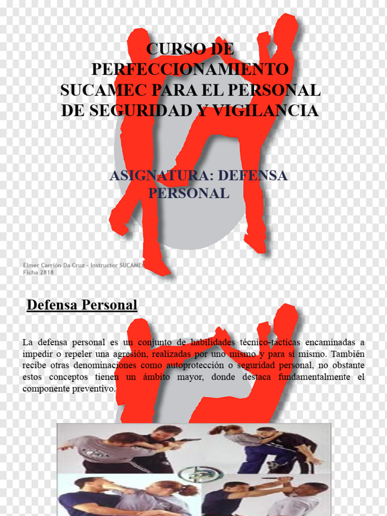 Curso Defensa Personal 2019 - 2024 | PDF | Autodefensa | Flexibilidad ...