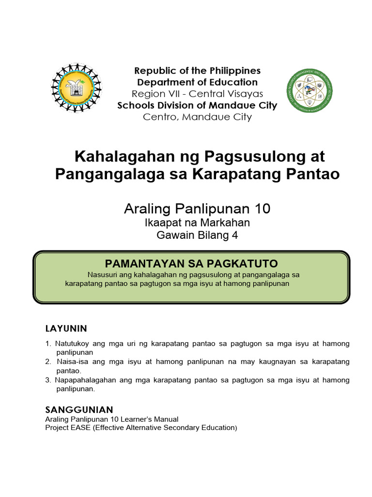 AP10-Q4-Gawain Blg.4 PDF | PDF