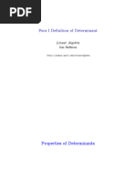 Determinants of Non-Square Matrices | PDF | Determinant | Matrix ...