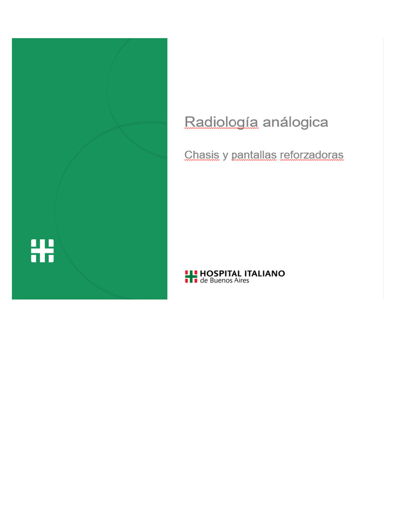 Chasis Radiograficos | PDF | Rayo X | Fluorescencia