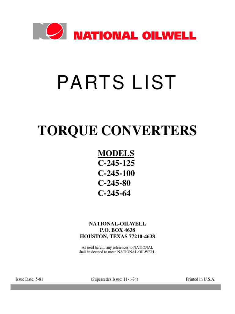C245 Torque - Convert | PDF