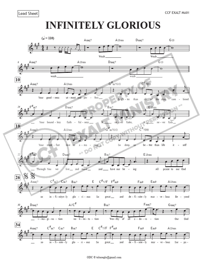 Infinitely Glorious | PDF