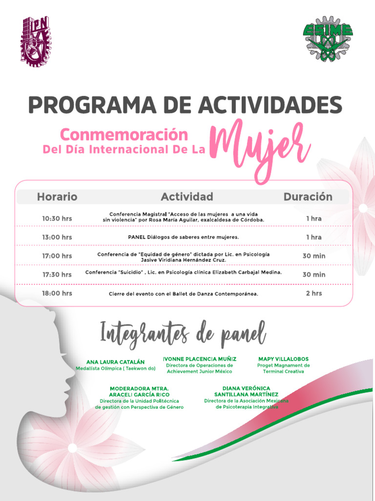 Programa Dia Mujer | PDF