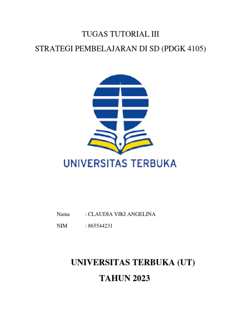 Tugas Tutorial Iii | PDF | Karier & Perkembangan