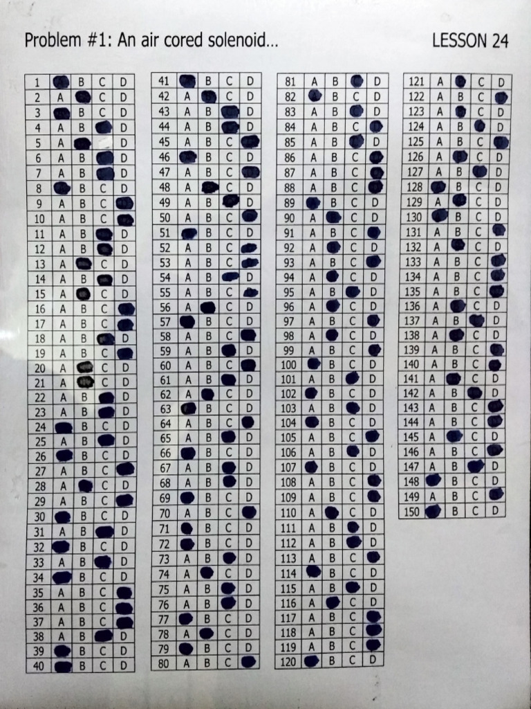 LESSON 24 ANSWER KEYS | PDF