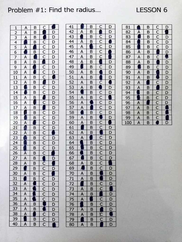 Lesson 06 Answer Keys | PDF