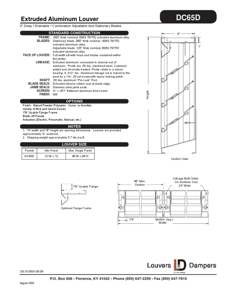 Louver Weight | PDF | Mechanical Engineering | Nature