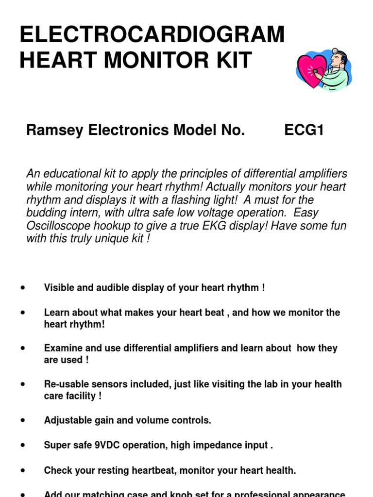 ECG Circuit Guide | PDF