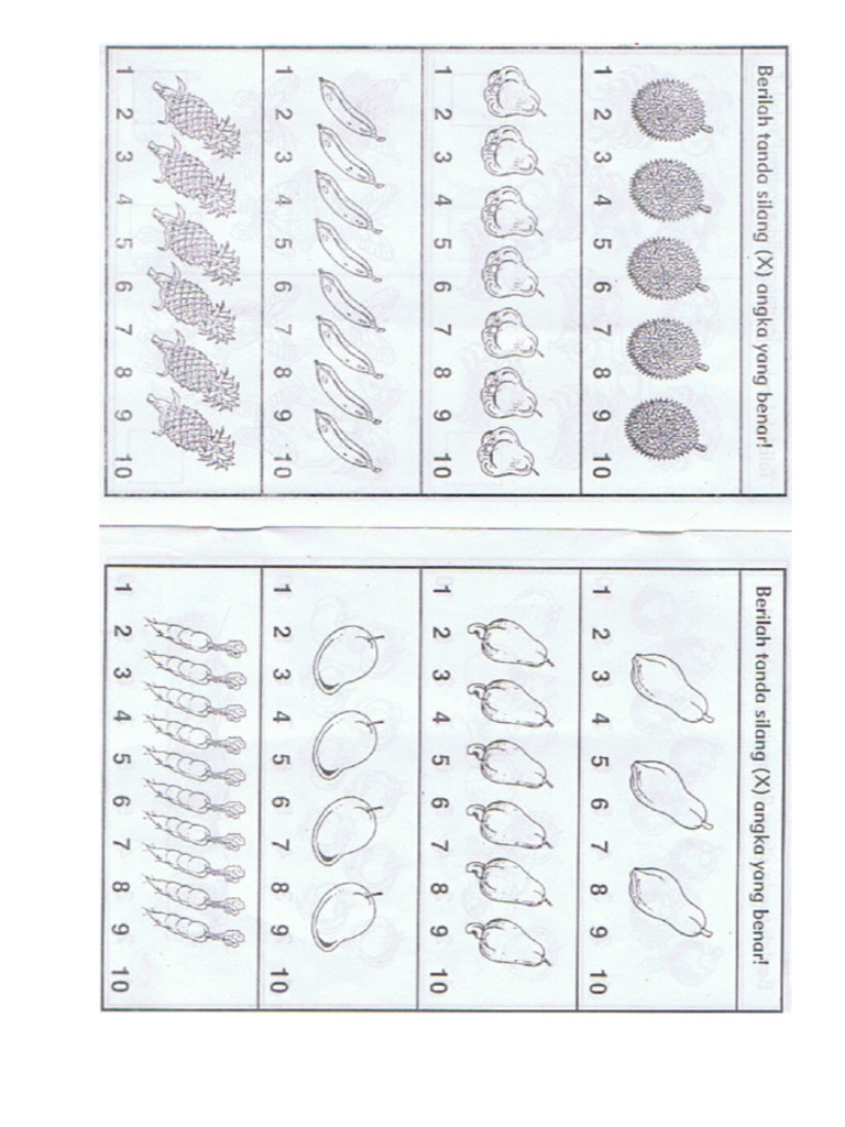 angka 1-10 menjodohkan 2 | PDF