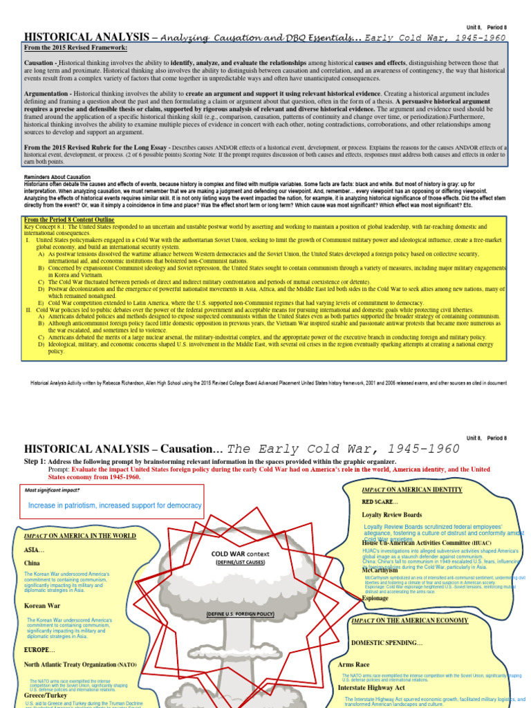 Early Cold War | PDF | Containment | Cold War