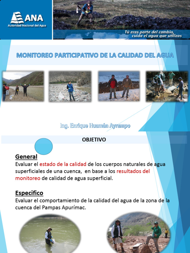 Monitoreo Participativo de Calidad Del Agua Ana | PDF | Agua | Río