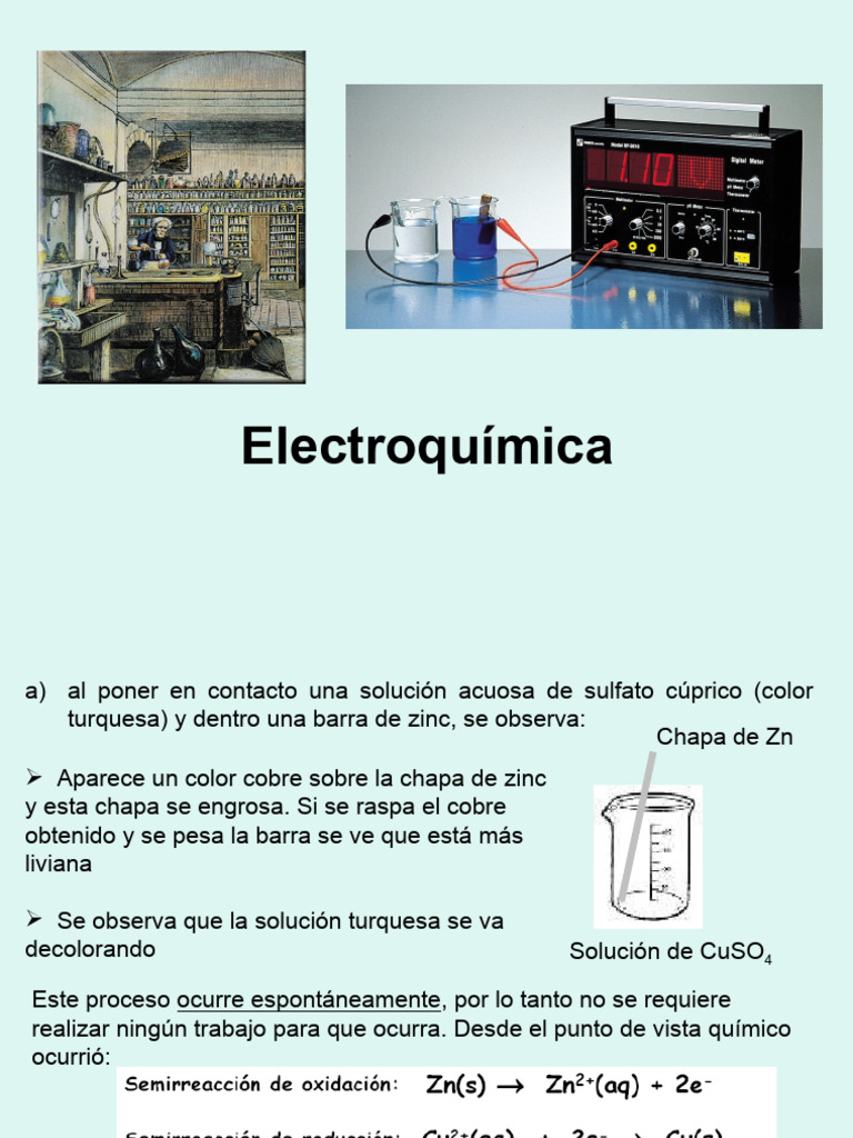 Electroquimica celdas galvanicas | PDF | Electrodo | Cátodo