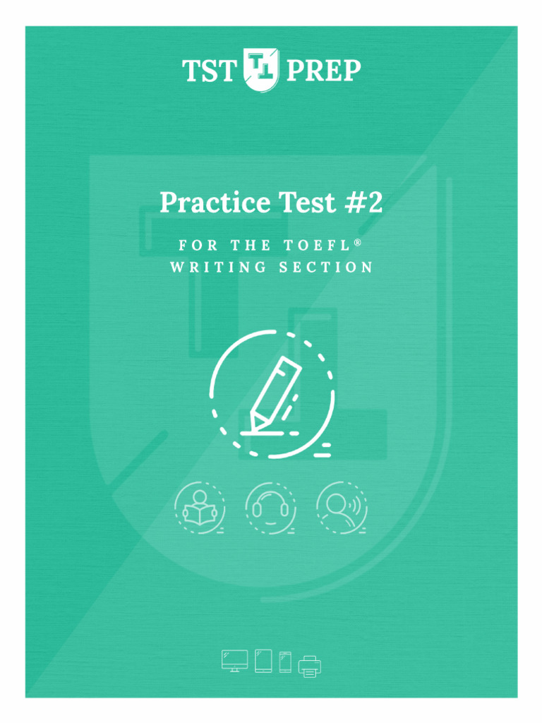 Practi Ce Test #2: For TH E Toefl W Riting Section | PDF | Vikings