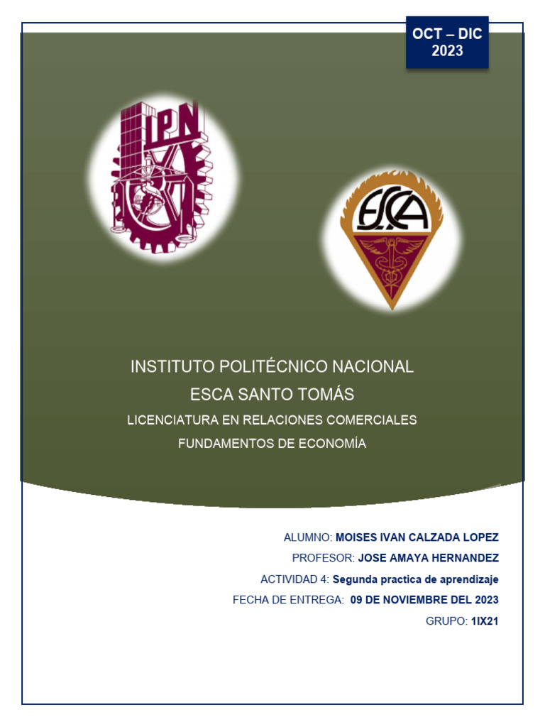 Segunda - Actividad - de Aprendizaje - Moises - Ivan - Calzada - Lopez ...