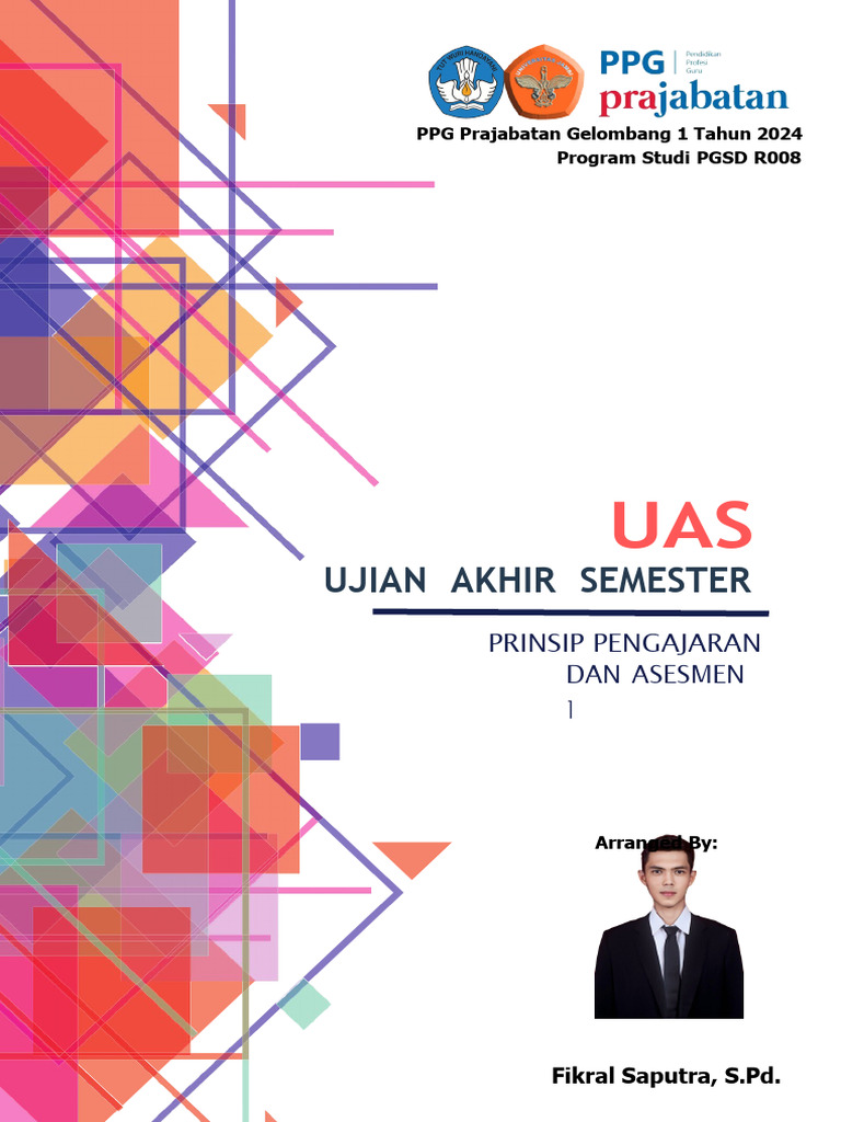 UAS PPA1 Fikral Saputra PPG G1 2024 PGSD R008 | PDF