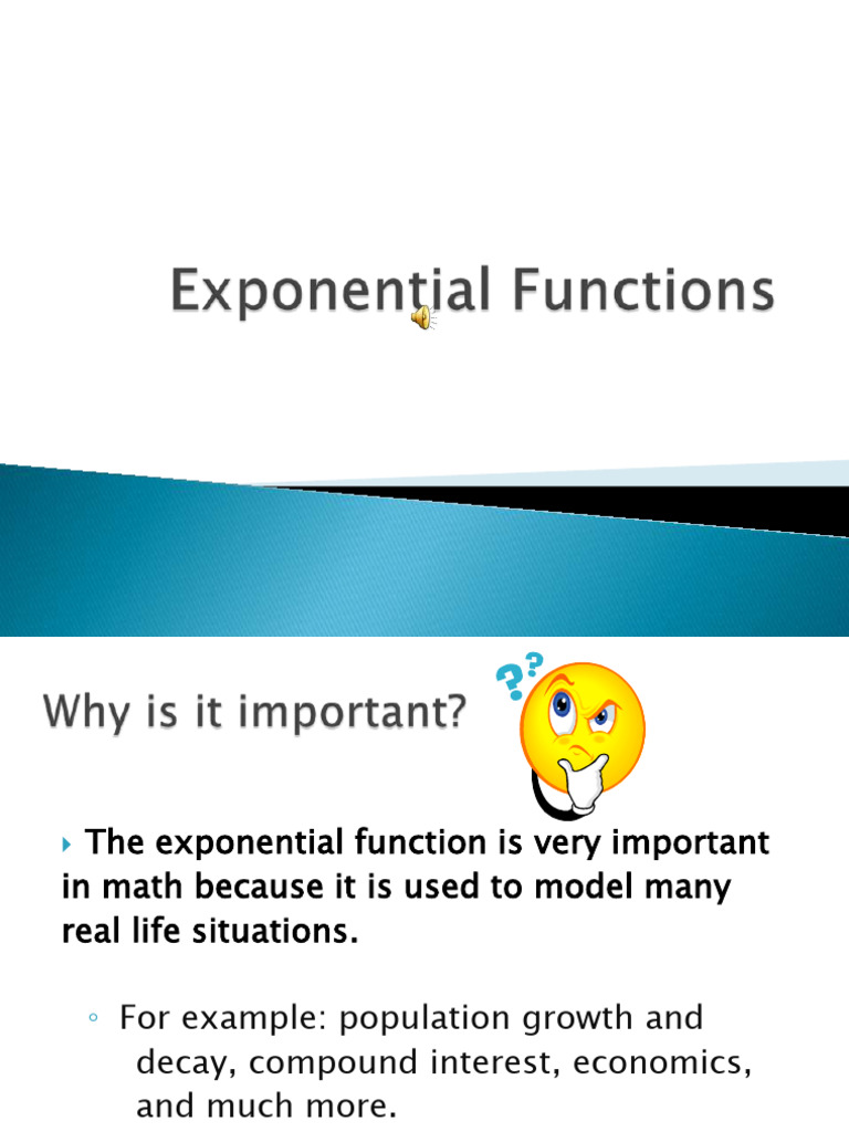 Exponential and Logarithmic Functions 4 | PDF | Exponential Function | Exponentiation