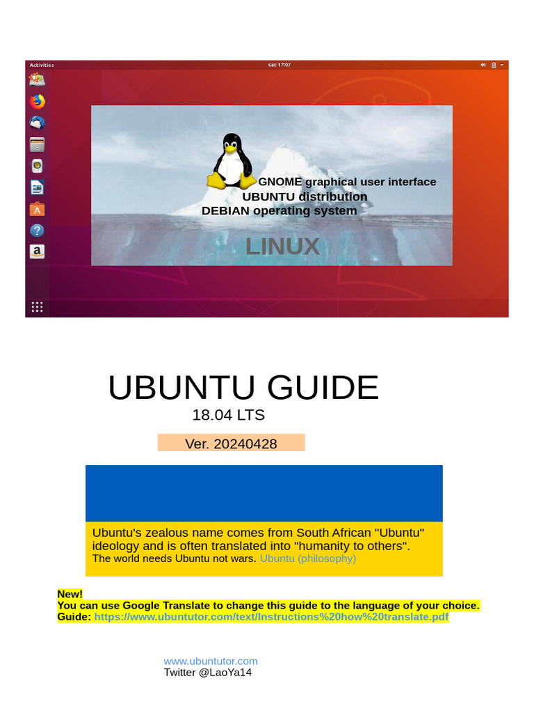 Ubuntu 1804 English Pdf Icon Computing Computer File 
