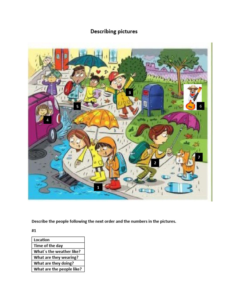 Describing Picture 2 | PDF