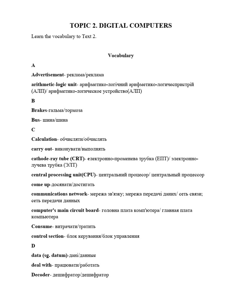 Topic 2 | PDF | Computer Data Storage | Central Processing Unit