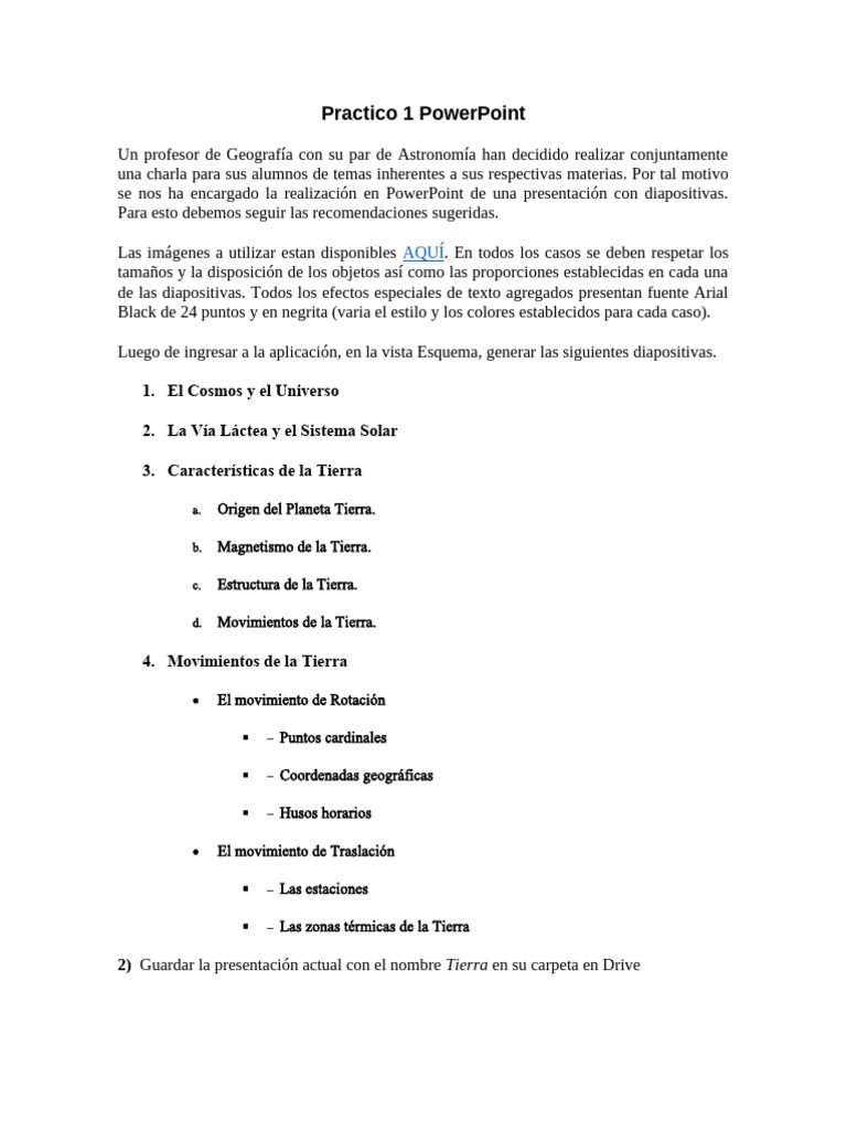 Práctico 1 PowerPoint | Descargar gratis PDF | Color | Tierra