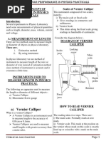Vernier Caliper and Micrometer Screw Guage Questions | PDF | Teaching ...