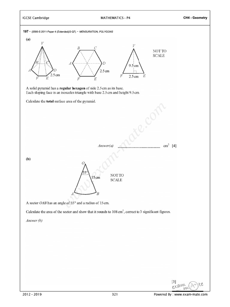 Geometry Past Year | PDF