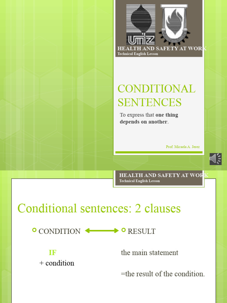 CONDITIONAL SENTENCES Explanation | PDF