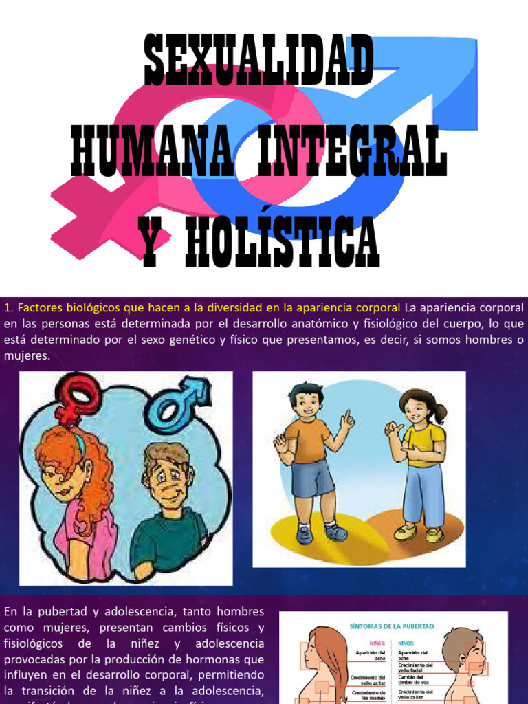 Sexualidad Humana Integral y Holistica | PDF | La sexualidad humana | Sistema reproductivo