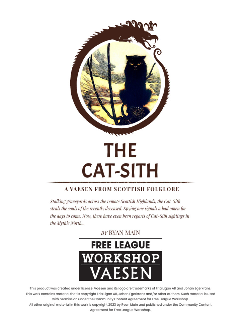 Cat Sith Vaesen Creature | PDF