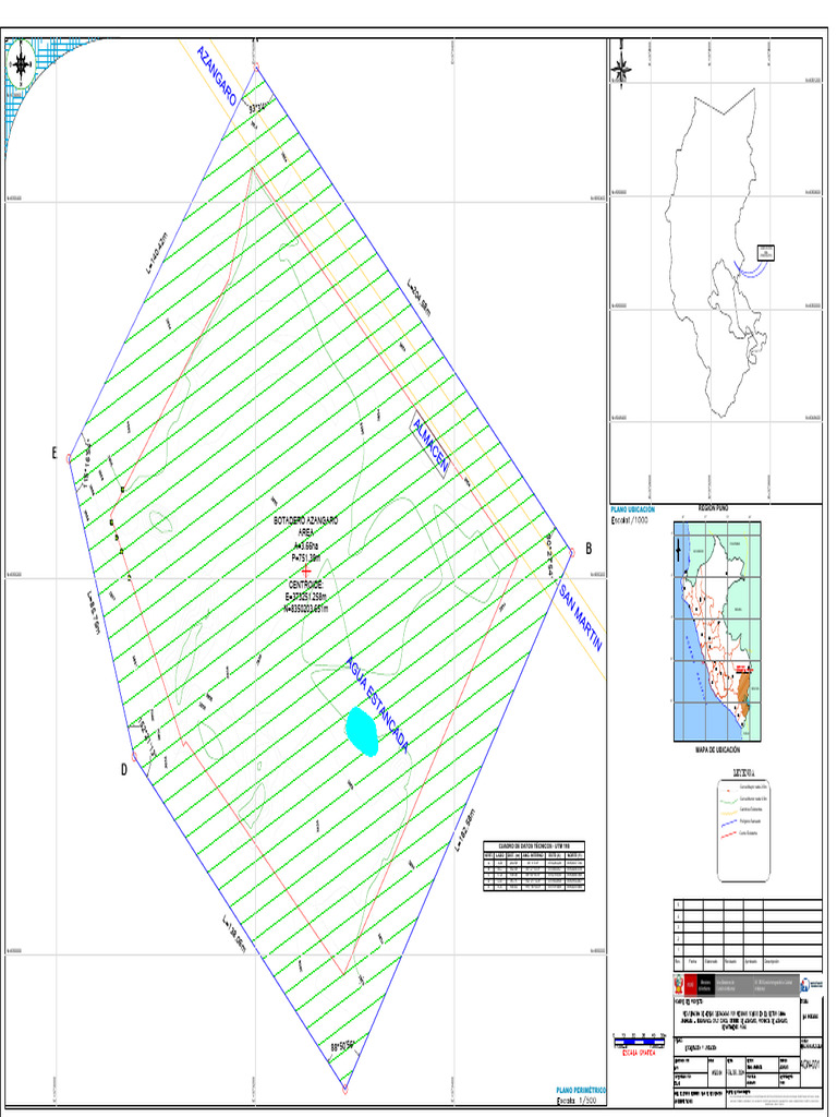 Azangaro: Plano Ubicación | PDF